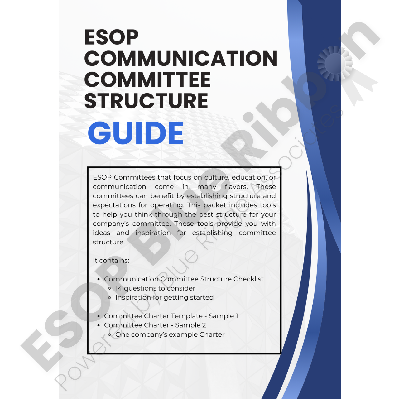 Committee Structure Guide - ESOP Blue Ribbon